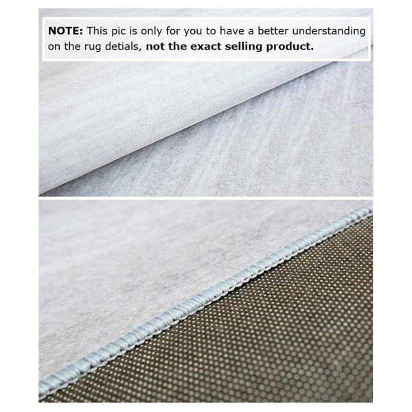 Abstract Grey Golden Square Pattern Rugs for Living Room Dining Room K ...